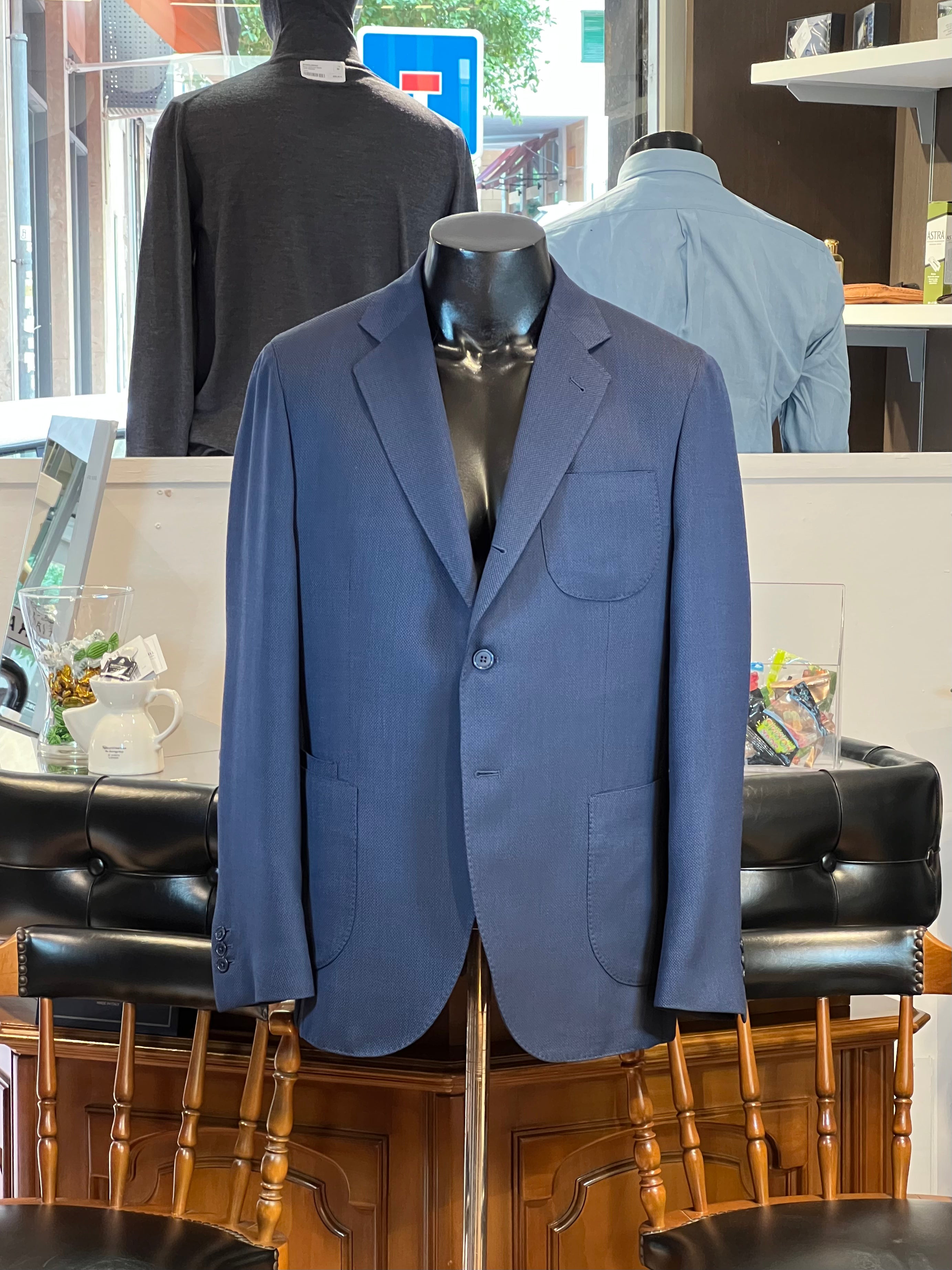 Americana azul Vitale Barberis Canonico – Super 120’s – John Blond